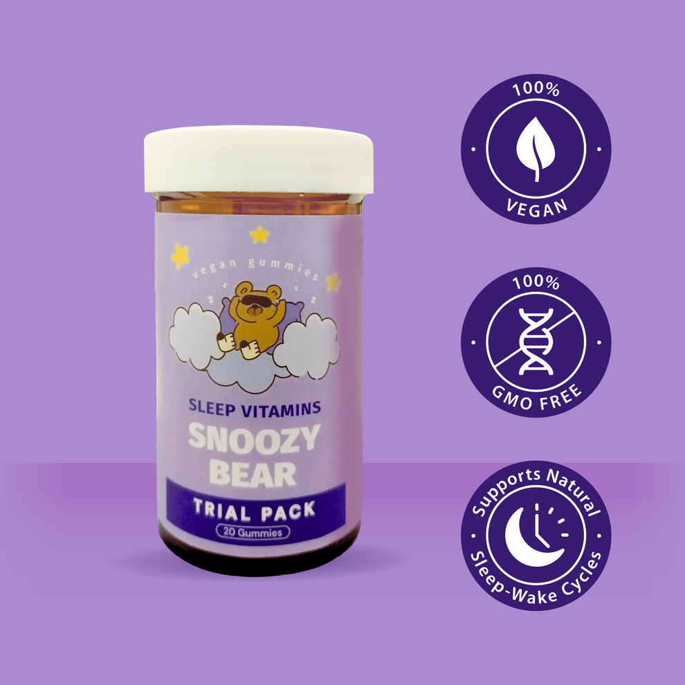 [TRIAL PACK] Snoozy Bear Sleep Vitamins (20 Gummies) - Vegan Gummies ...